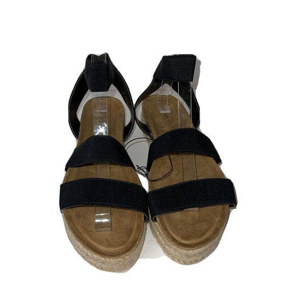 Forever 21 | Shoes | Forever 2 Strappy Elastic Espadrille Sandals Sz 8 ...